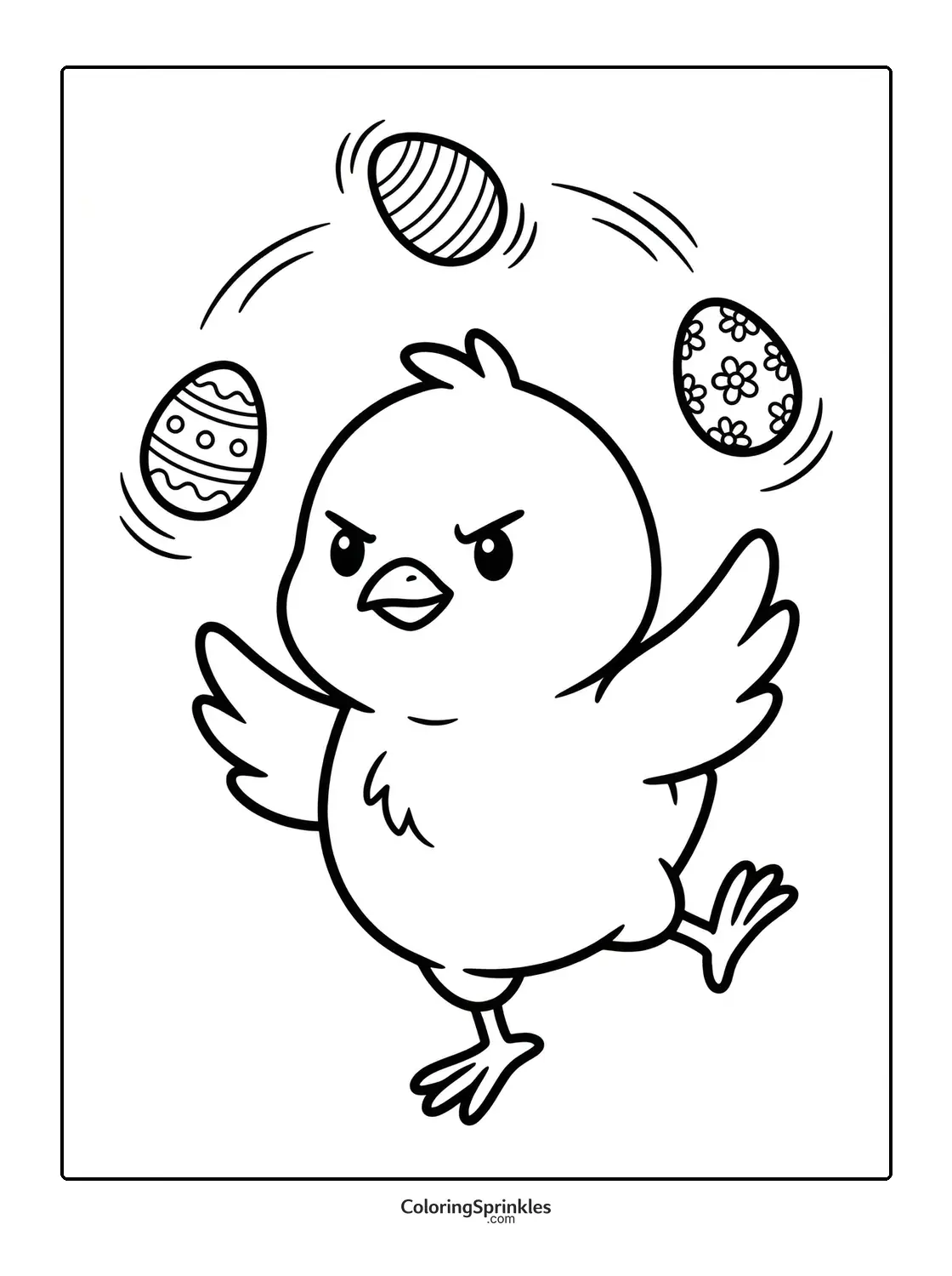 Easter Chick Coloring Pages (39 Free Printable PDFs)